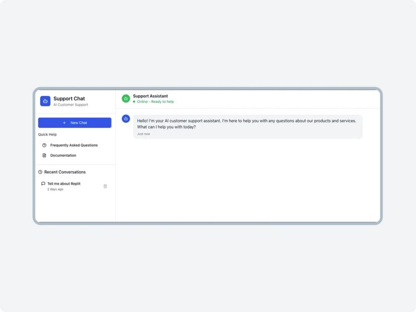 Customer Support Portal - Replit Gallery