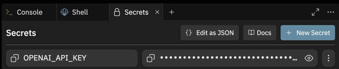 GPT-4o Quickstart Guide - Replit